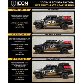 Icon, RXT Leaf Spring, 05-23 Tacoma - AccuTune Off-Road