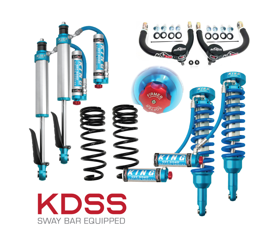 2010+ 4Runner with KDSS Mid Travel Suspension Kit, Stage 3A - King ...