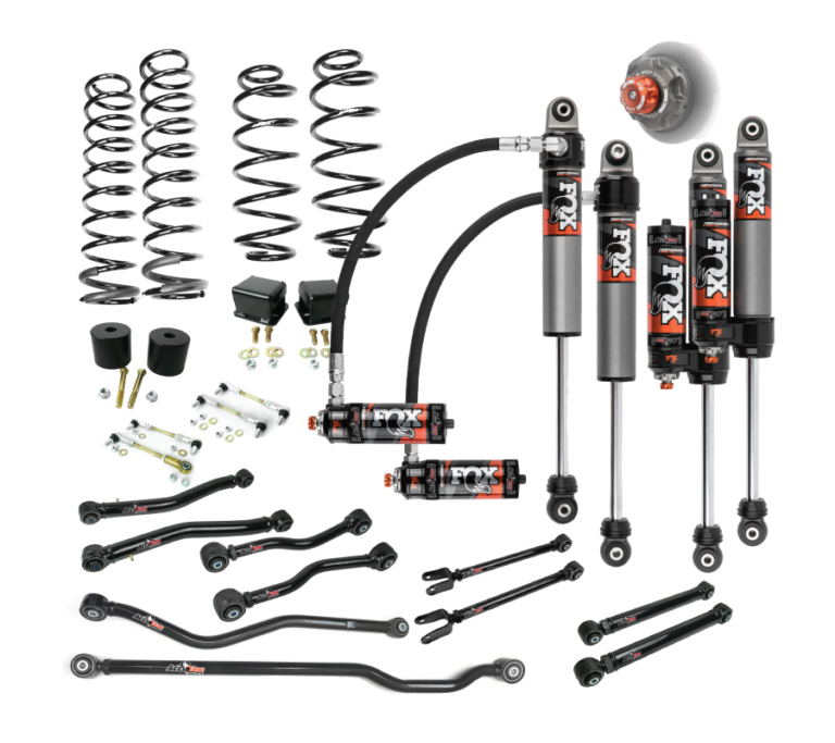 Jeep Wrangler JL 3" Lift Kit, Stage 4 - Fox 2.5 PES RR - AccuTune Off-Road