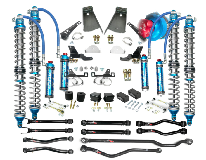 Jeep Wrangler JL 2.5 Coilover Kit - Stage 4 - King W/Adjusters ...
