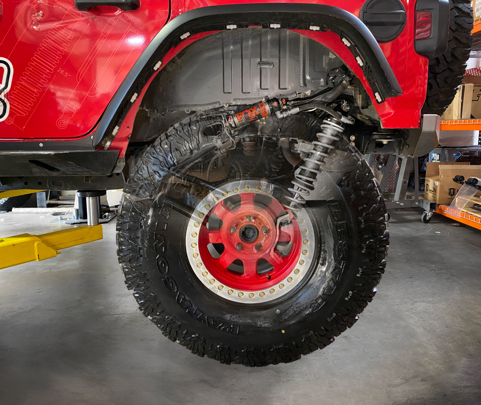 Front & Rear- Weld On Jeep JL 2.5 Coilover Bracket Kit w/Shocks - Fox ...