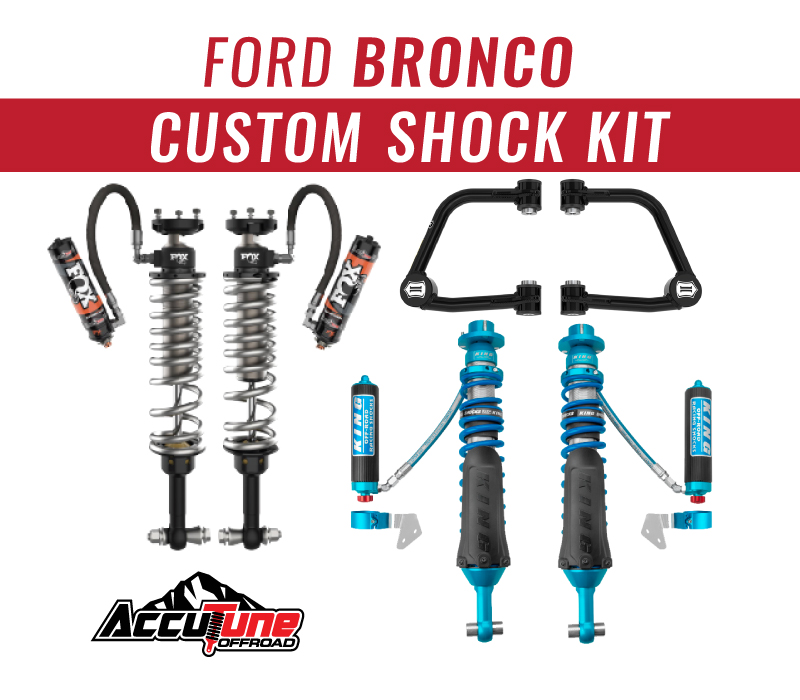 2021+ Ford Bronco Shock Packages - AccuTune Off-Road