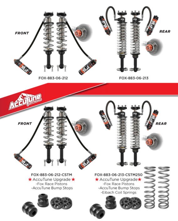 Fox 2021+ Ford Bronco Mid Travel Suspension Kit CUSTOM BUILD - AccuTune ...