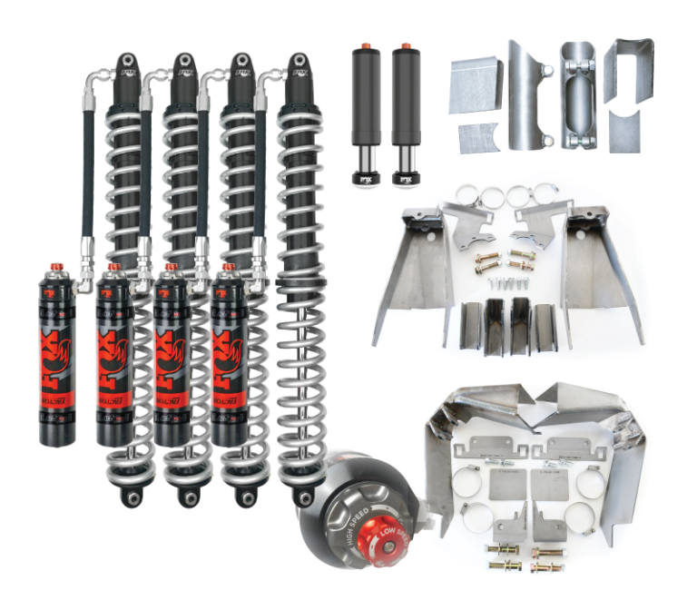 Complete Weld On Jeep JK Coilover Kit - Fox 2.5 Shocks - AccuTune Off-Road