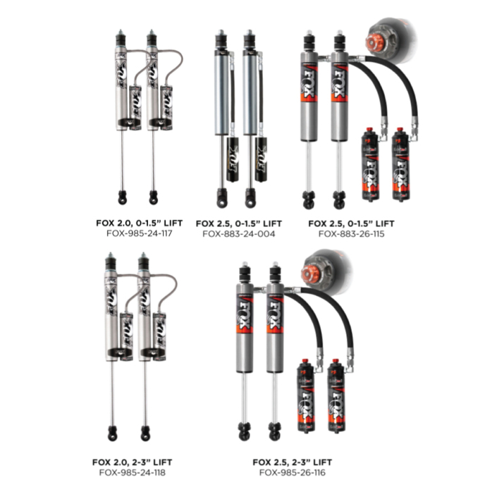 Fox 2010+ 4Runner Mid Travel Suspension Kit, CUSTOM BUILD - AccuTune ...