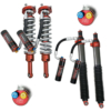 Ride 2.5 Inch Shocks 1.5-2.5 inch Lift DPA For 05-23 Toyota Tacoma ...