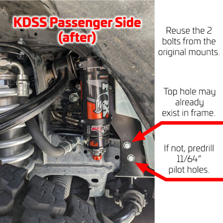 AccuTune Front Reservoir Mount Kit, 03-24 4Runner/GX460 W/KDSS ...