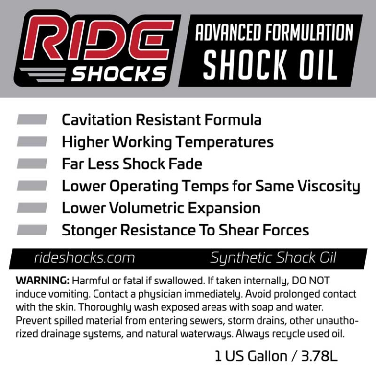 Ride Shock Oil, 1 Gallon - AccuTune Off-Road