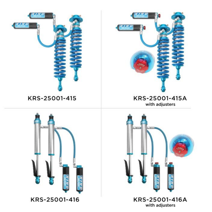 King Shocks 24+ Land Cruiser 250 Mid Travel Suspension Kit, CUSTOM ...